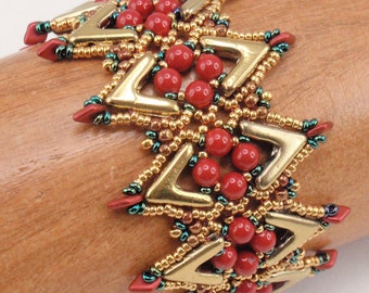 Beading Tutorial for Let It Go Bracelet jewelry pattern | Etsy