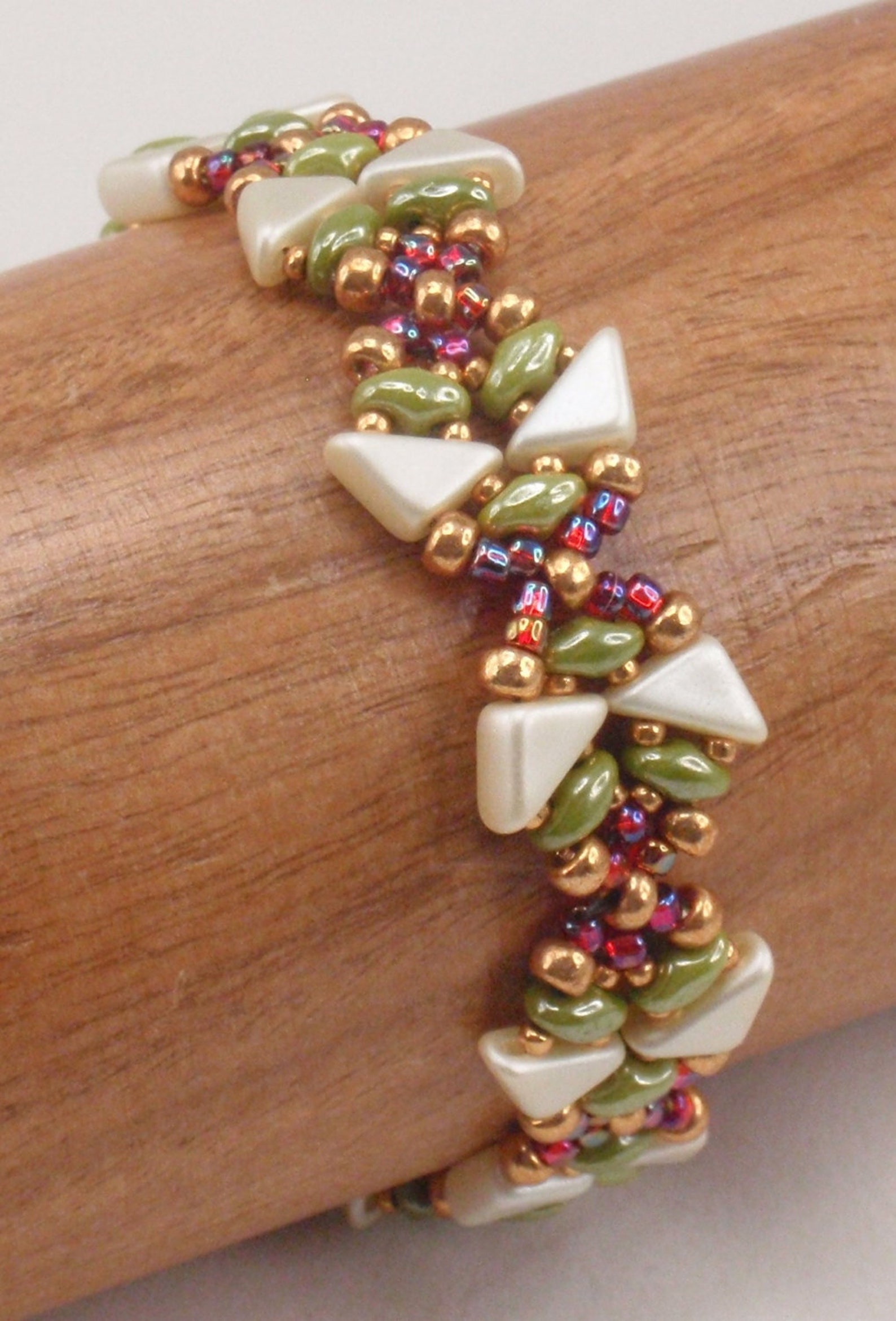 Beading Tutorial for Fusion Bracelet, Jewelry Pattern, Beadweaving ...
