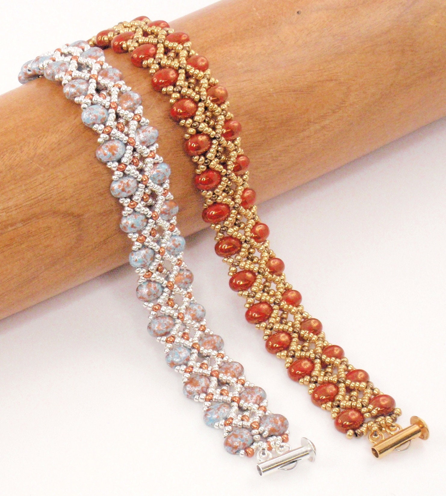 Beading Tutorial for Castle Stronghold Bracelet Beading | Etsy