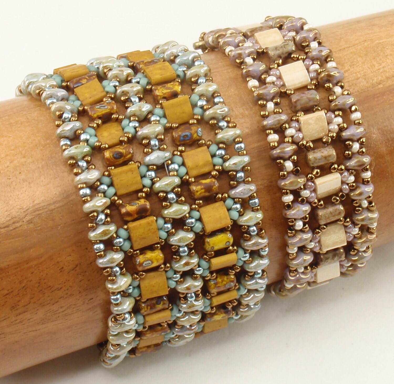 Beading Tutorial for Tracks Bracelet Jewelry Pattern - Etsy