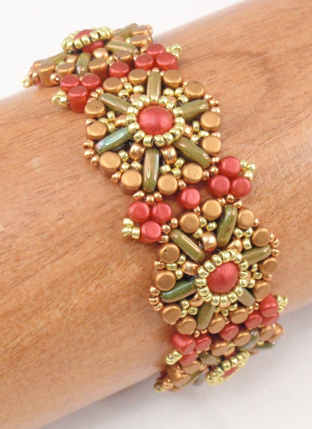 Beading Tutorial for Hexagonal Implications Bracelet Jewelry - Etsy