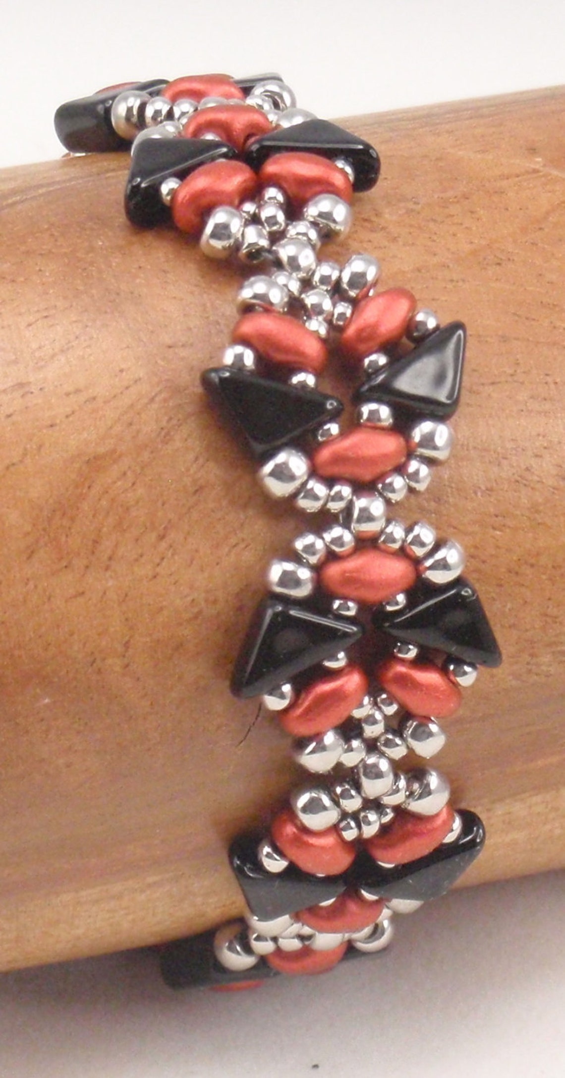 Beading Tutorial for Fusion Bracelet, Jewelry Pattern, Beadweaving ...