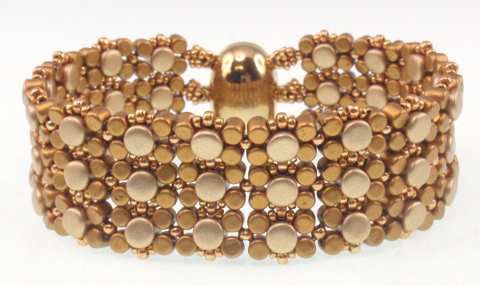 Beading Tutorial for Nailhead Trail Bracelet, Jewelry Pattern ...