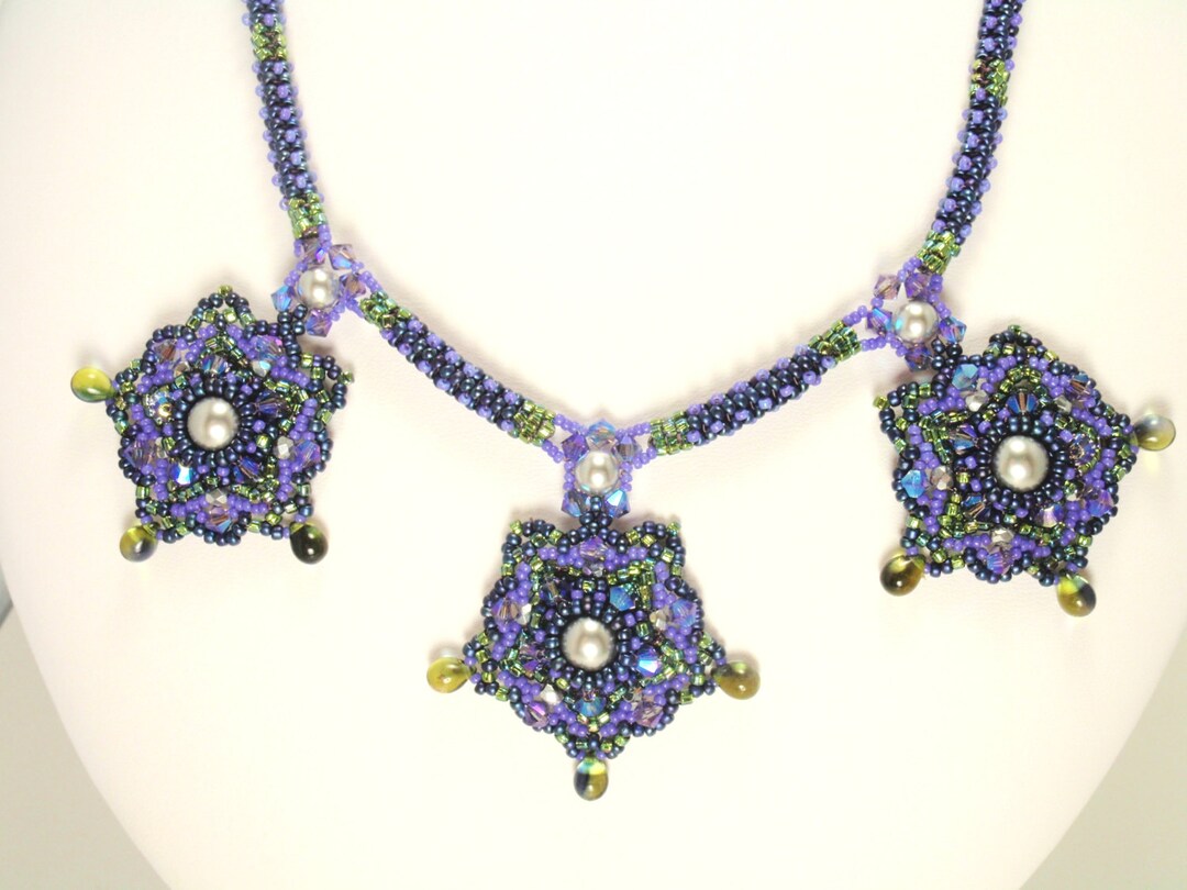 Beading Tutorial for Three Wishes Necklace, Jewelry Pattern ...