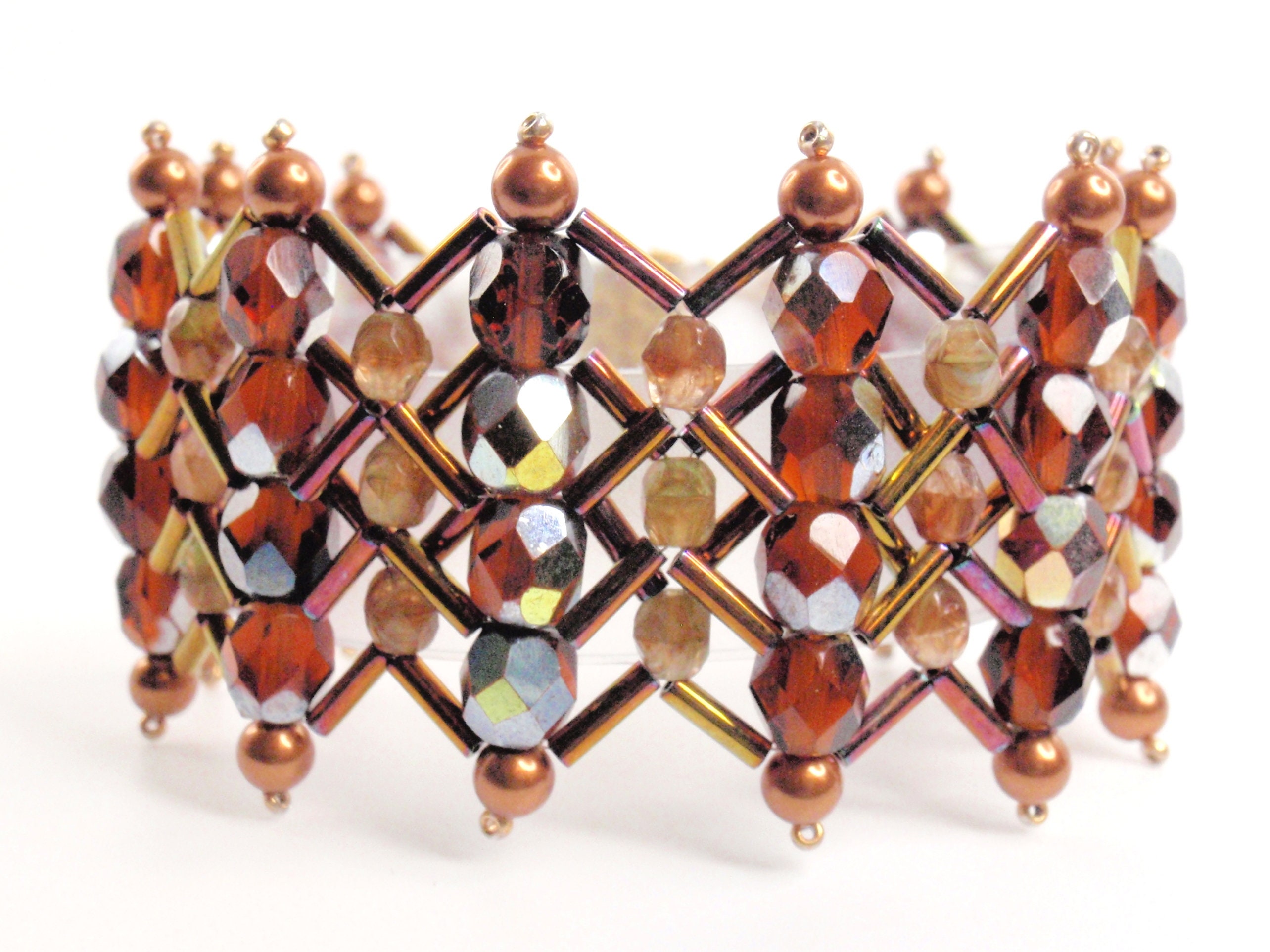 Beading Tutorial for Regal Ric Rac Bracelet, Jewelry Pattern ...