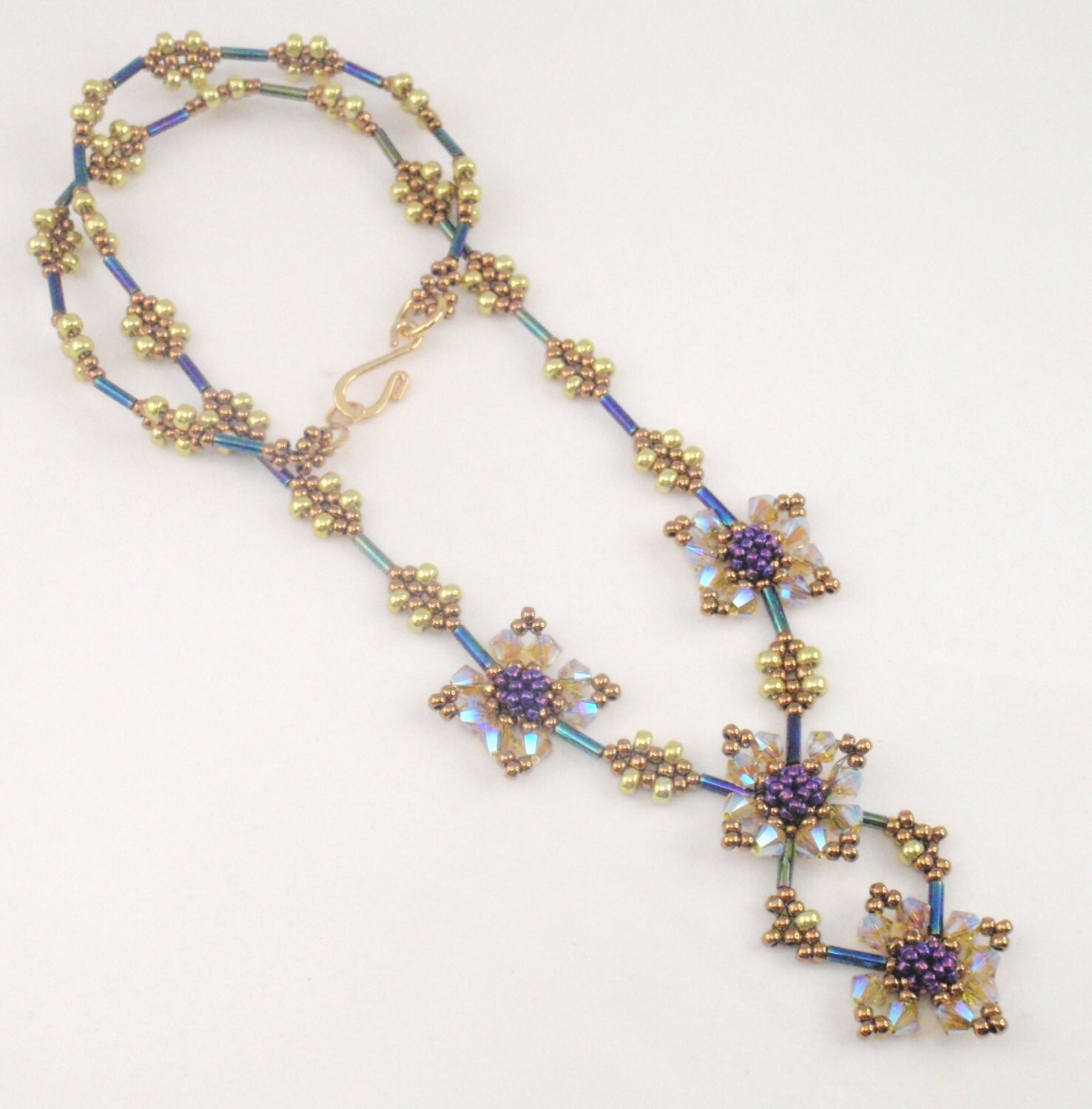 Beading Tutorial for Ethereal Spring Necklace Jewelry - Etsy