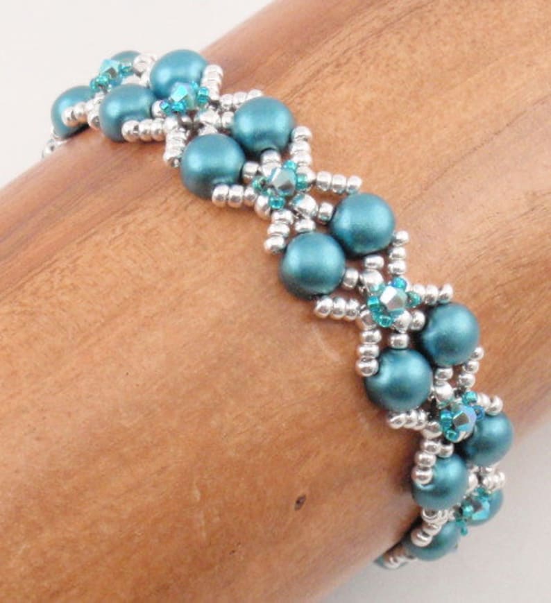 Beaded Bracelet Tutorial: Path of Light Pattern (PDF) - Etsy