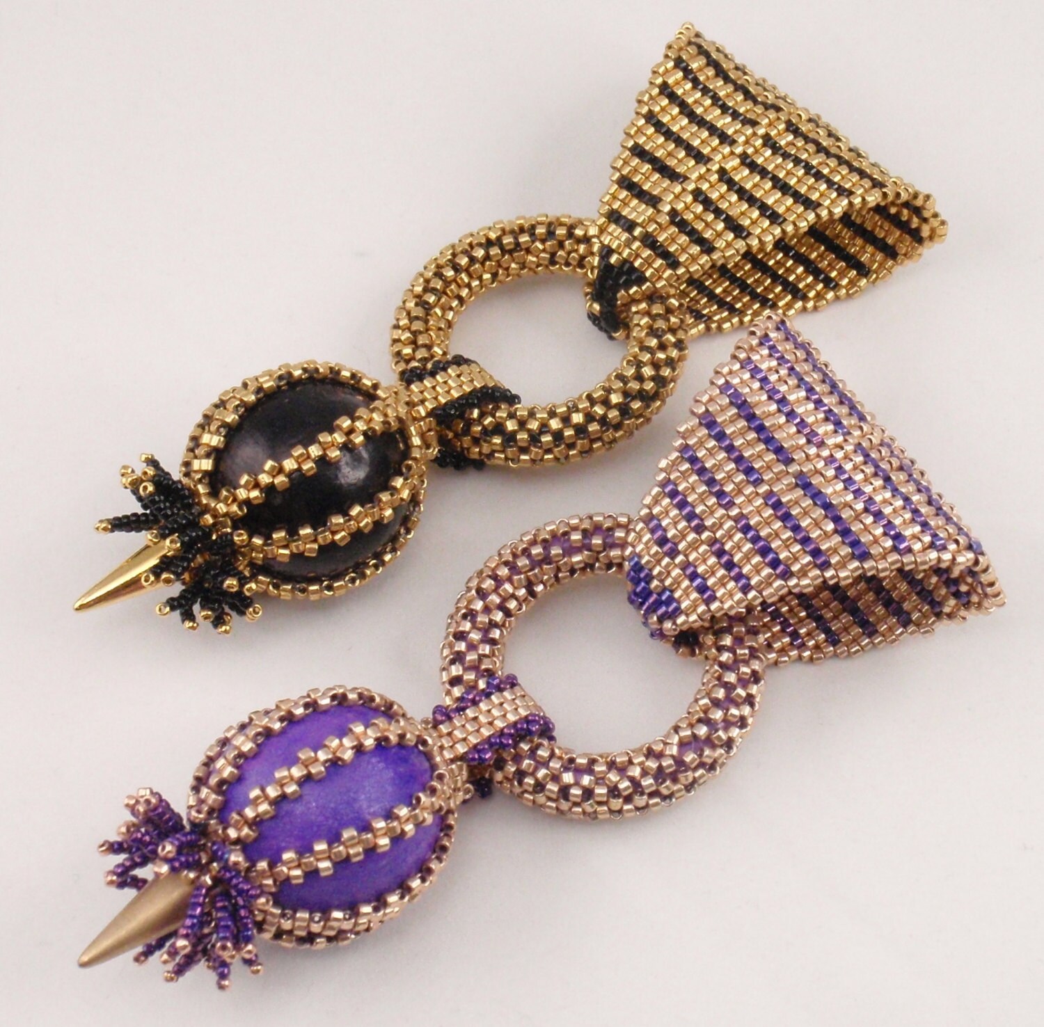 Beading Tutorial for Egyptian Queen Pendant Jewelry Pattern - Etsy