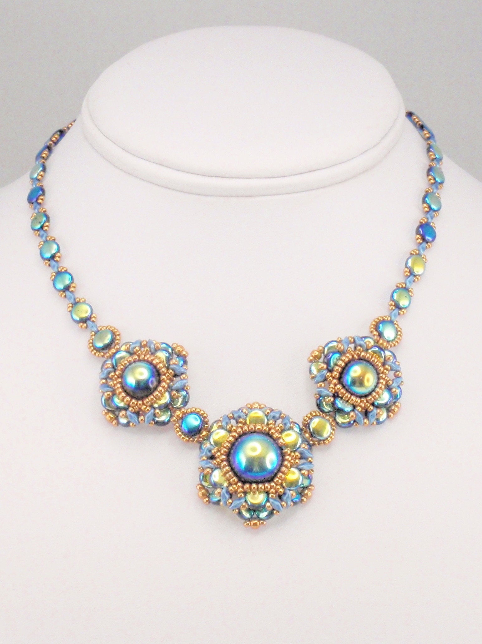 Beading Tutorial Beadweaving Pattern Necklace Pattern - Etsy