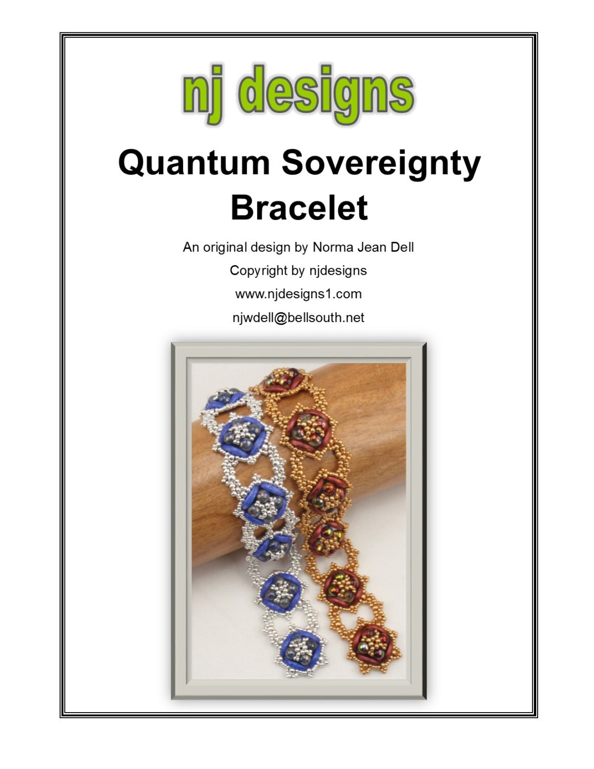 Beading Tutorial for Quantum Sovereignty Bracelet Jewelry - Etsy
