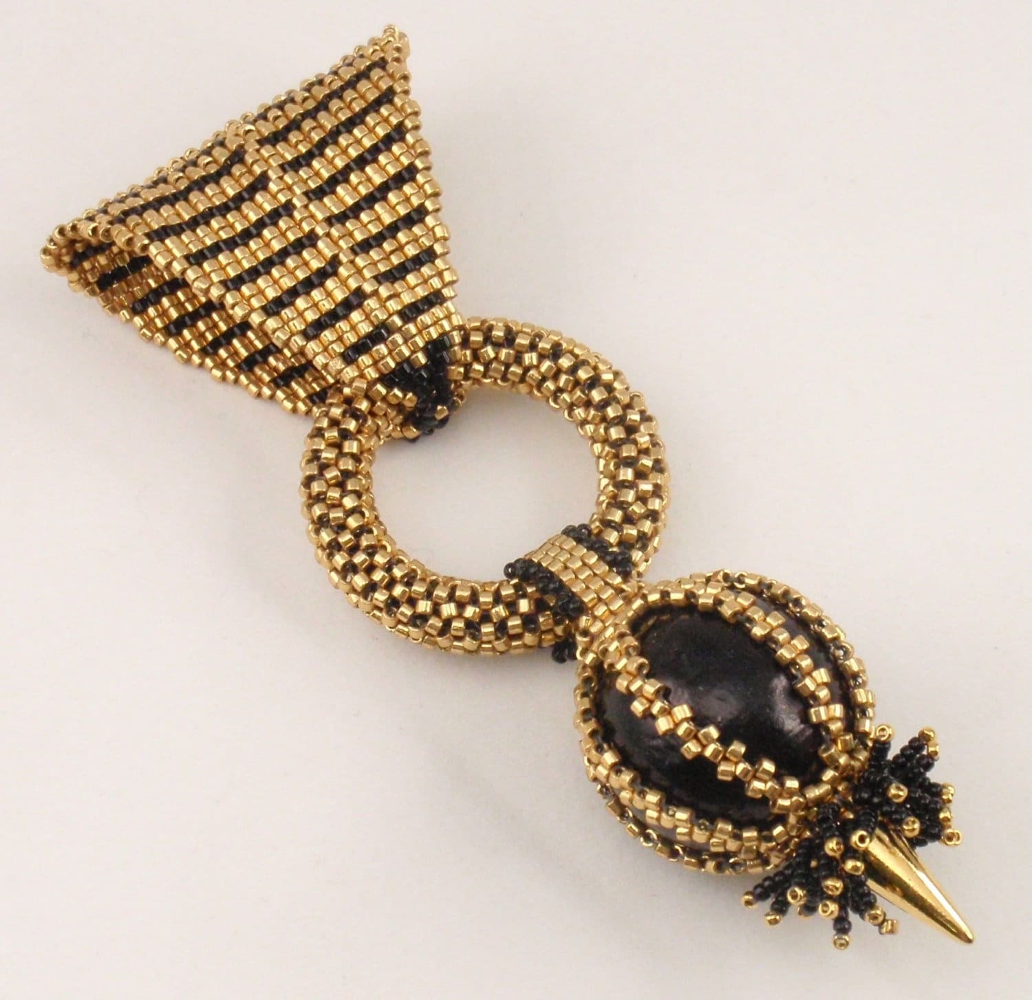 Beading Tutorial for Egyptian Queen Pendant, Jewelry Pattern ...