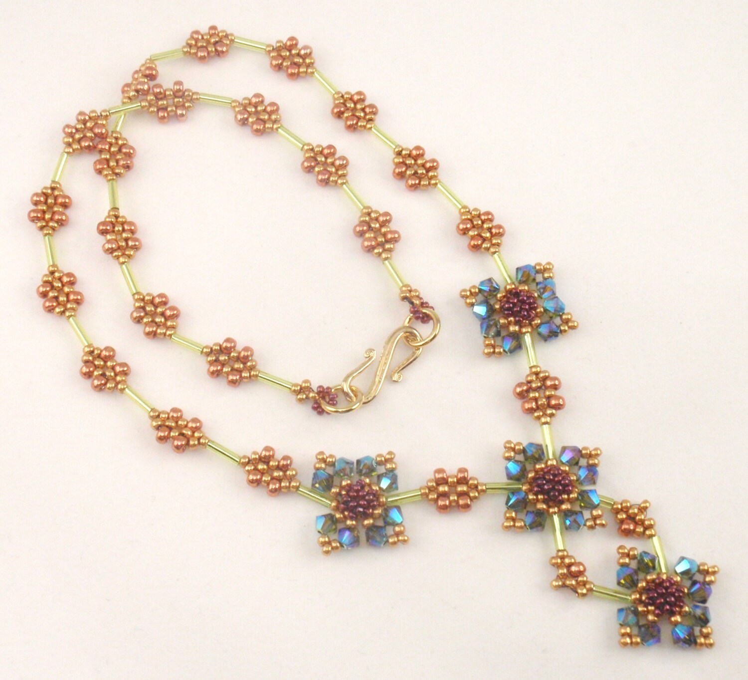 Beading Tutorial for Ethereal Spring Necklace Jewelry - Etsy