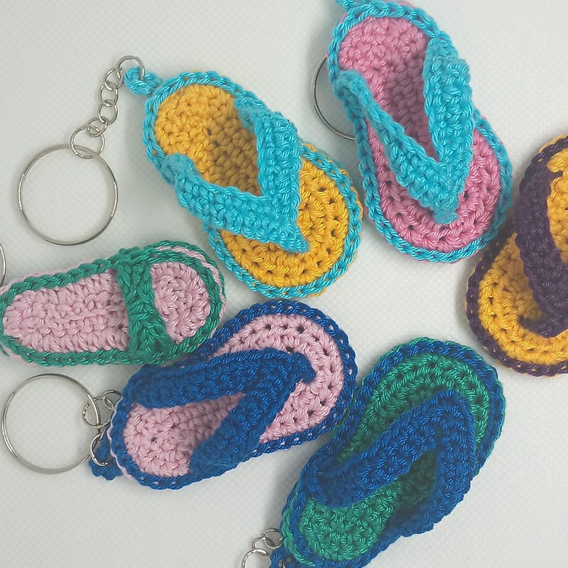 Crochet Flip Flops - Etsy