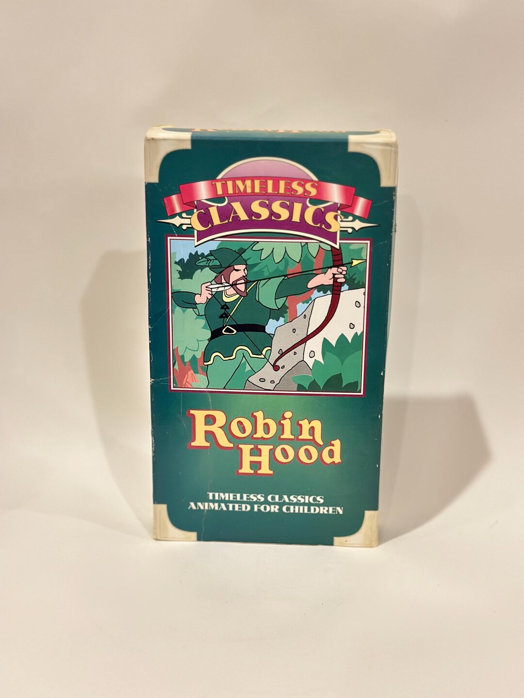 Vintage Rare VHS – Timeless Classics Animated Robin Hood – Handwritten ...