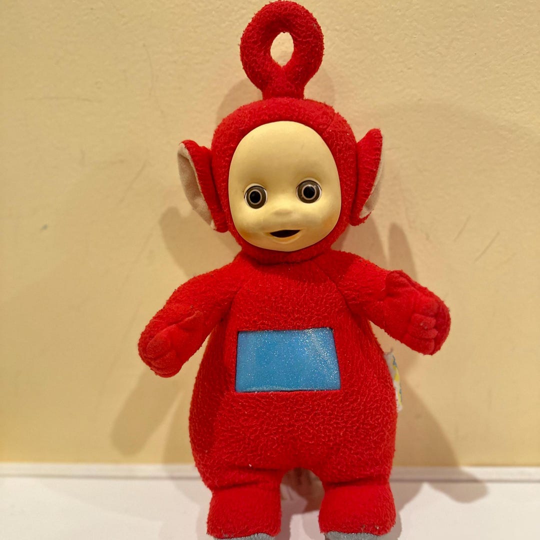 Teletubbies Po Red Plush Doll Playskool 1998 - Etsy