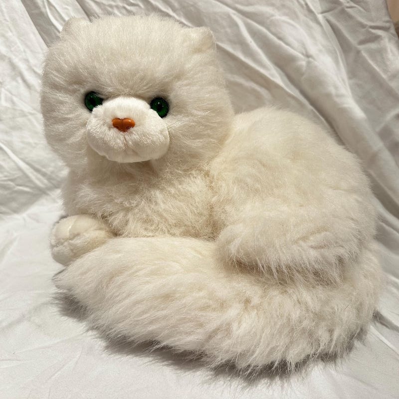 Fluffy Plush Persian Cat - Etsy