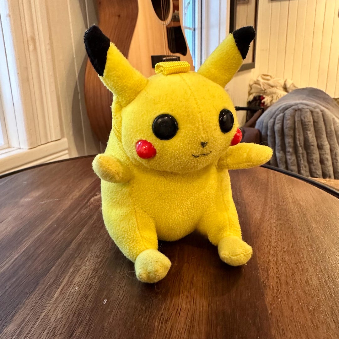 Vintage Pikachu Plush Zipper Coin Purse, Pokémon - Etsy