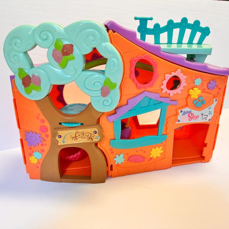 Littlest Pet Shop Treehouse Playset – Hasbro LPS Folding House - Etsy