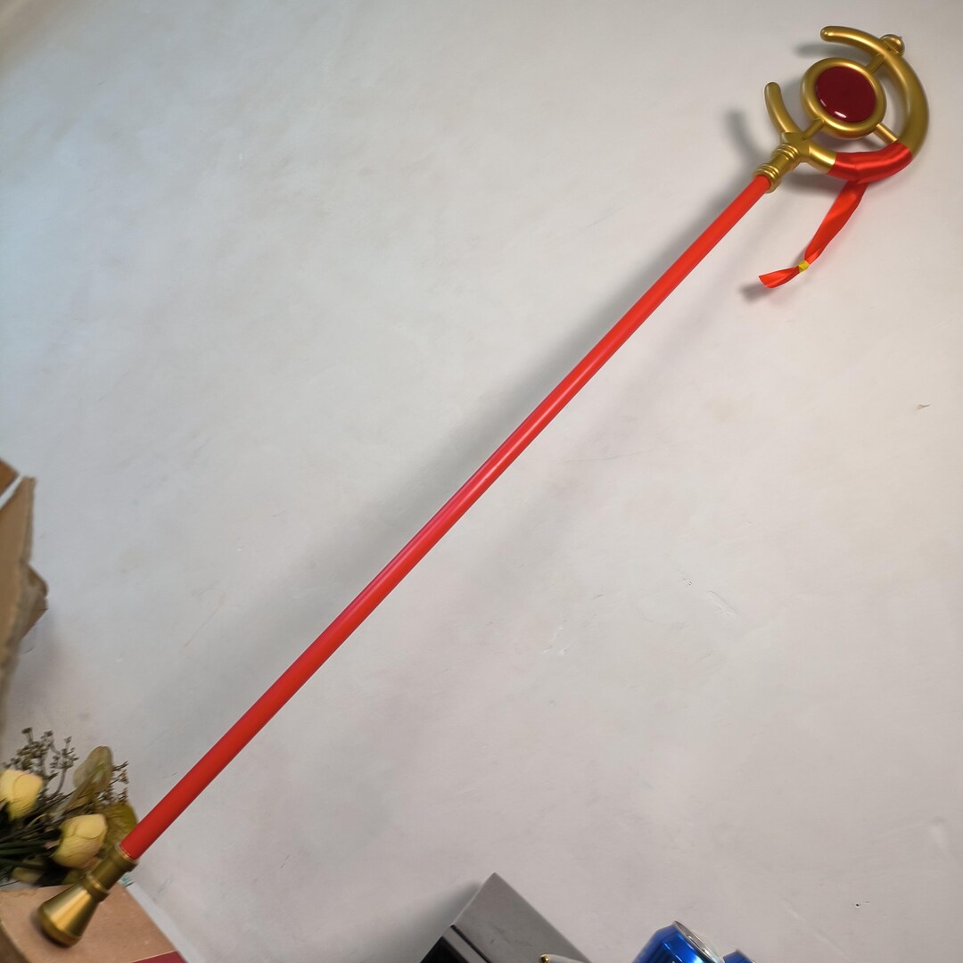 Fantasy Mage Cosplay Magic Staff Prop | 57 Inch Anime-style Wand ...
