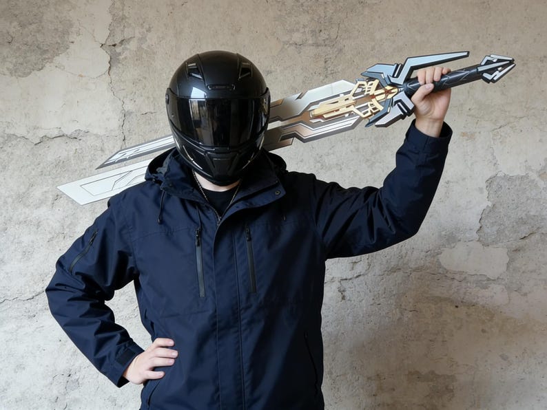 DIY Mech Sword Cosplay Prop – 3D Printed Modular Mecha Sword for ...