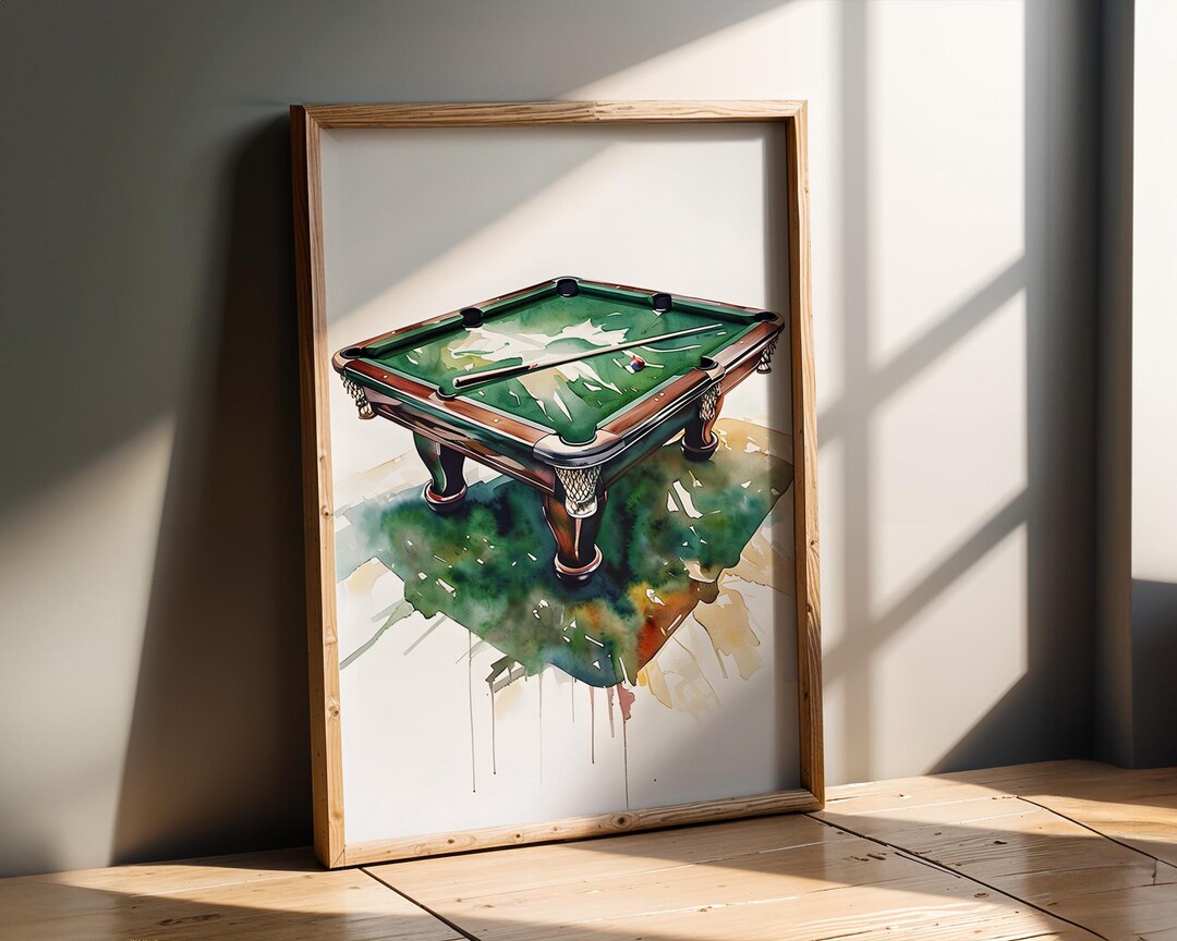 Classic Billiards Ball Printable Art - Retro Wall Art | Game Room ...