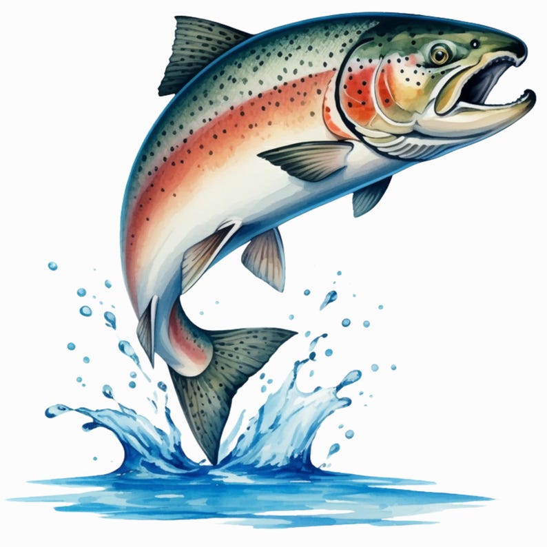 Salmon Fish PNG, Fishing Father's Day Gift, Fisherman Gift, Fishing Dad ...