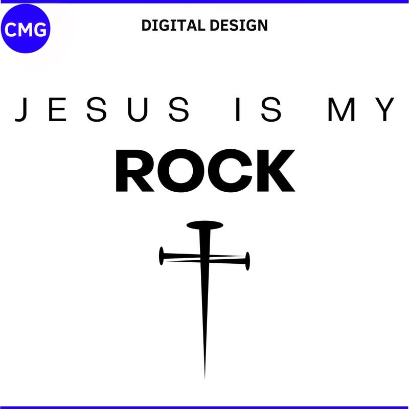 Jesus is My Rock - Etsy
