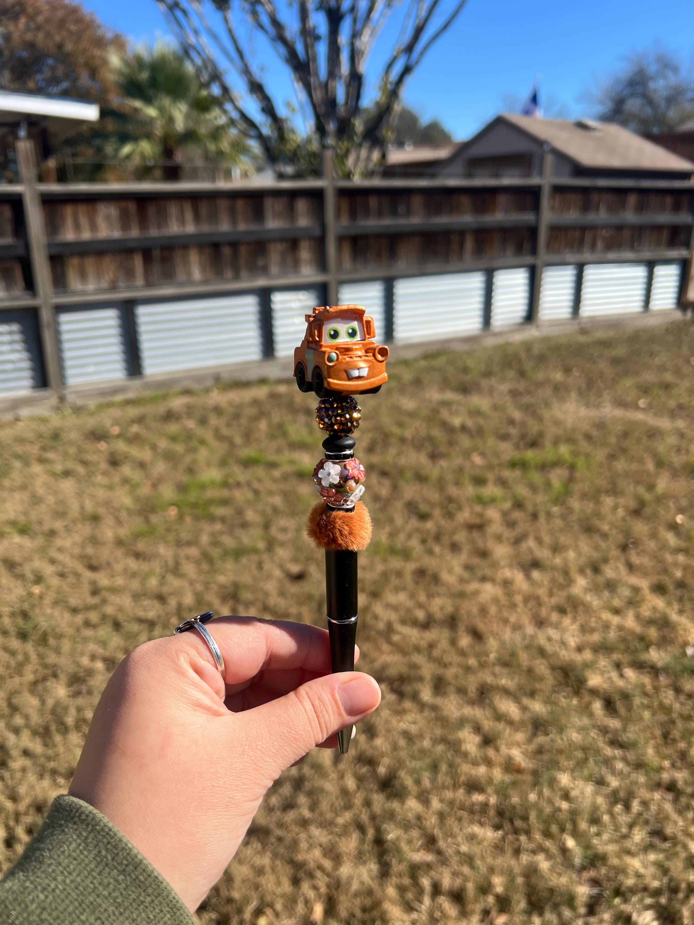 Character Custom Beaded Pens, Beaded Pen, Disney Characters, Disney ...