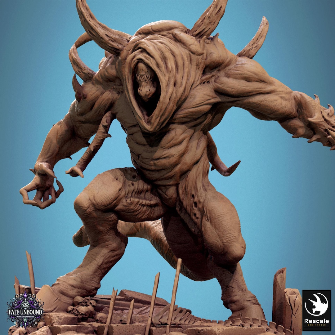 Fate Unbound - Monstrosity Nyarlok | 3D Printed Miniatures | Tabletop ...