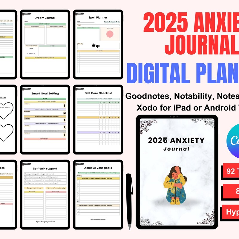 Mental Health Planner - Etsy