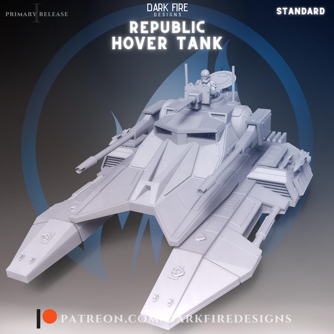 Republic Hover Tank Vehicle 35mm - Etsy