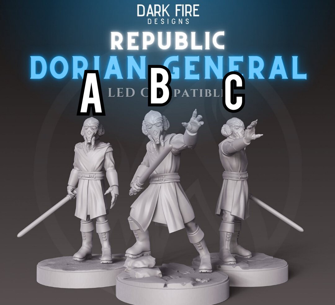 Republic Dorian General Miniatures - Etsy