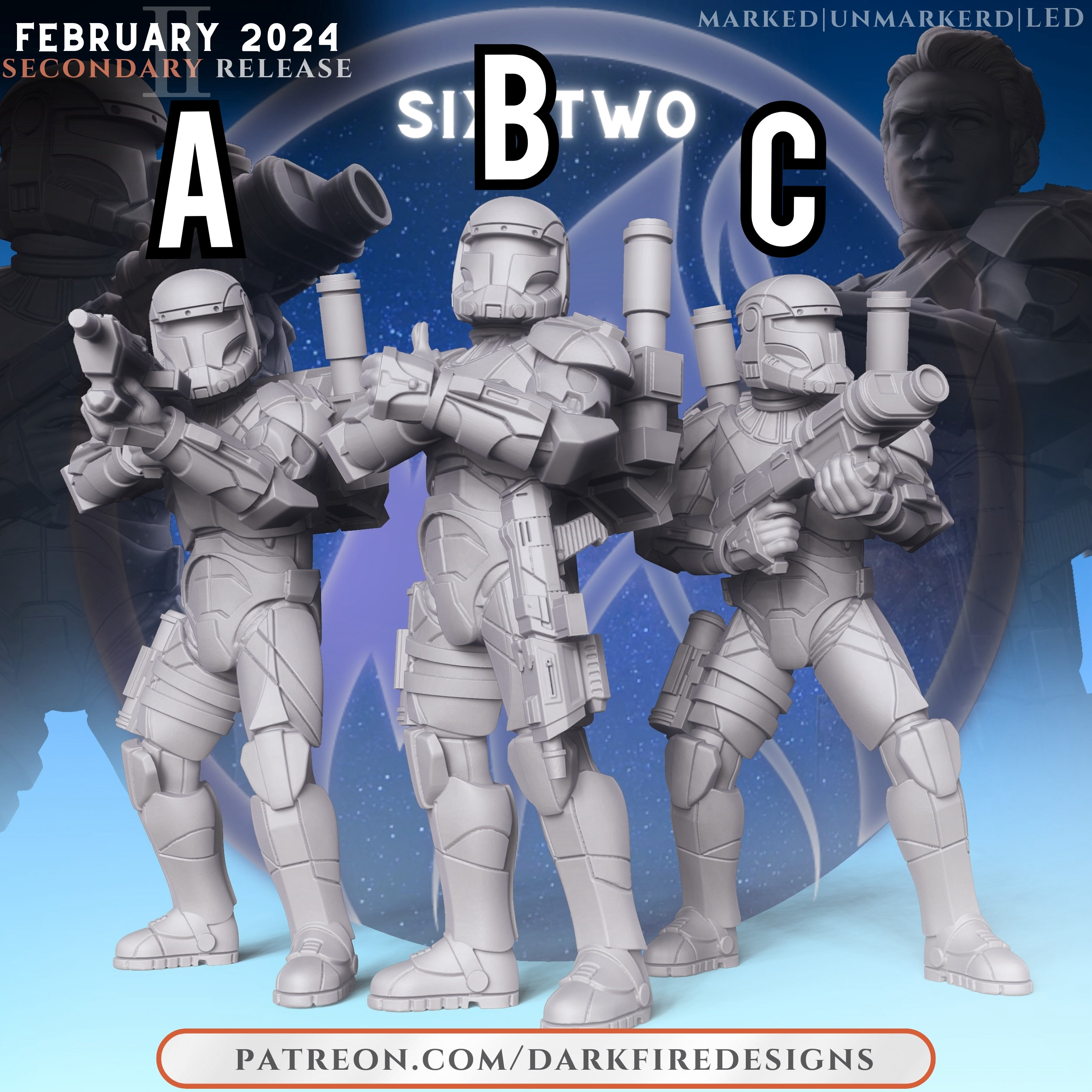 Republic Commando Six-two Miniatures - Etsy