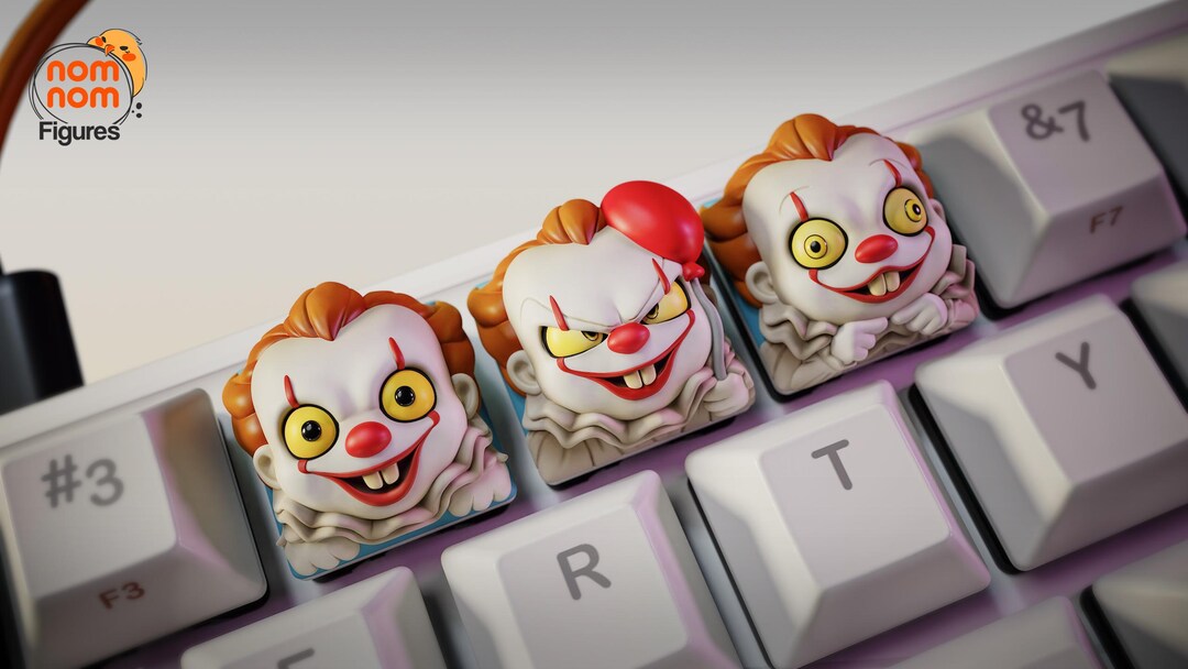 Sewer Clown Keycaps - Etsy