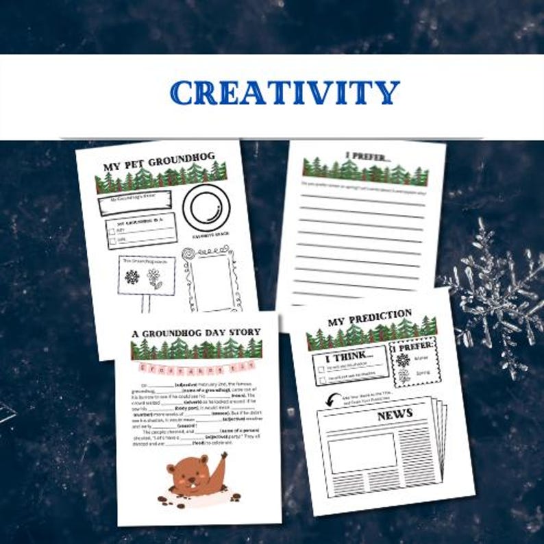 Groundhog Day Lesson and Activities for Kids, Instant Printable - Etsy