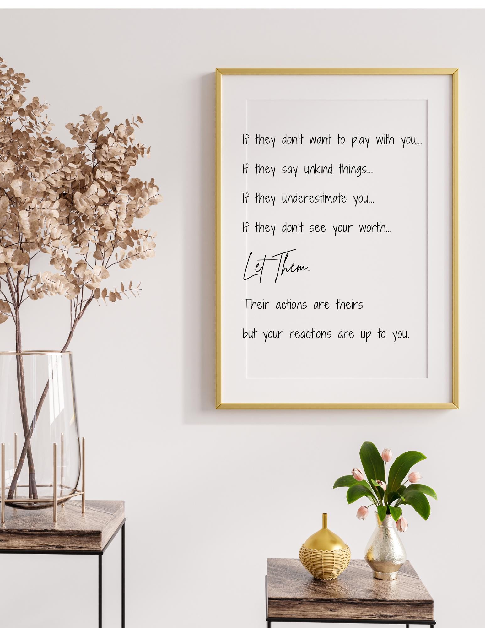 Inspirational Let Them Poster for Kids - Etsy