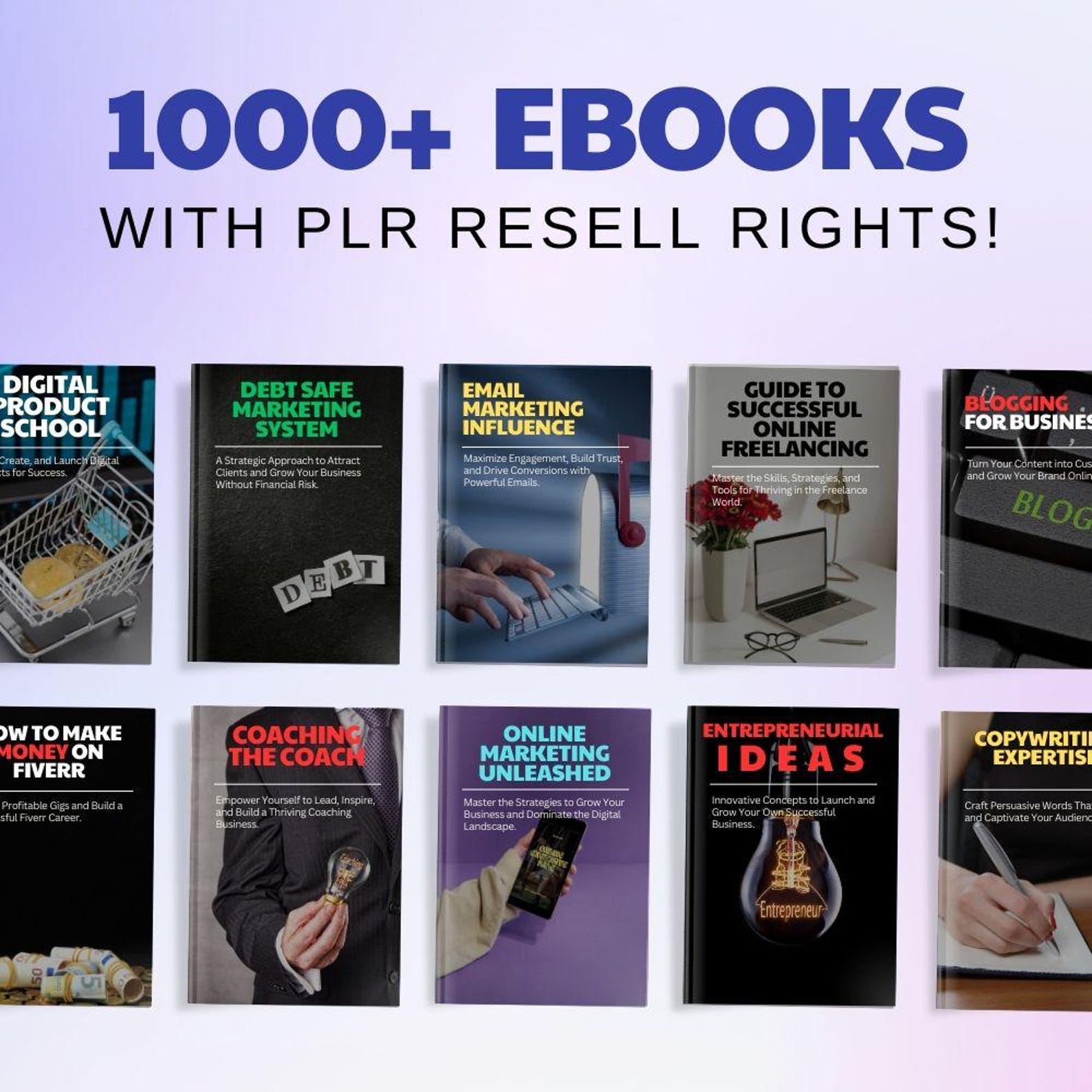 1000+ PLR Ebooks Bundle | Resell, Edit & Monetize | Private Label ...
