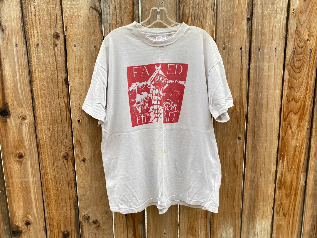 1993 Faxed Head Band Tee Vintage 90s/1990s Necrogenometry EP Pantera ...