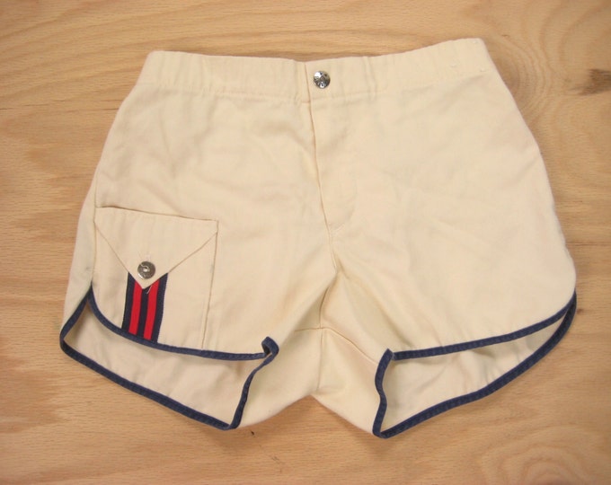 1970s Stubbies Short Shorts Vintage Retro Cotton Blend Trunks Size 29/ ...