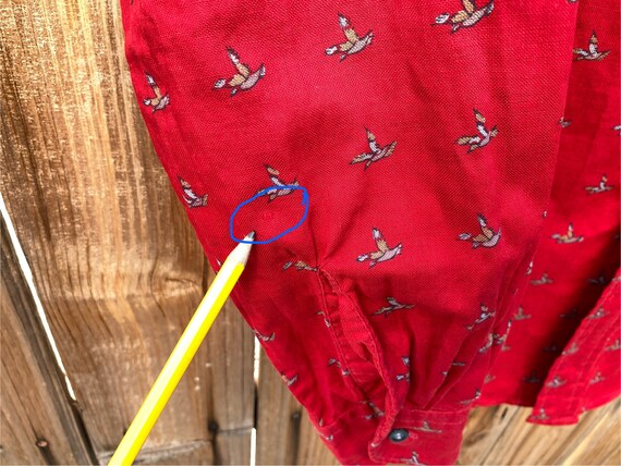 1960s McGregor Cotton Duck Print Button Down Vintage … - Gem