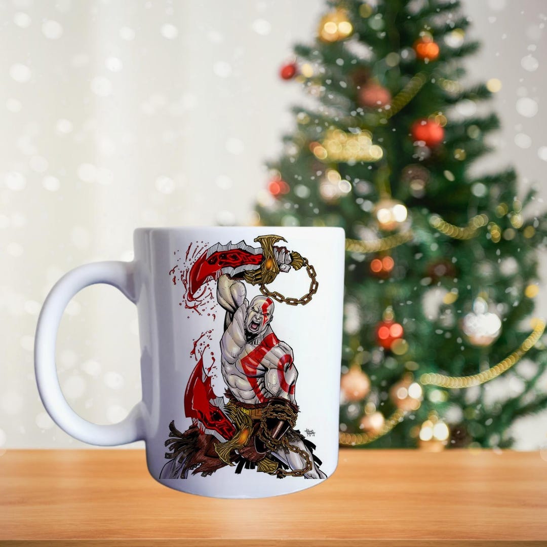 Kratos the God of War Porcelain Mugcup Can Be Personalized Souvenir ...