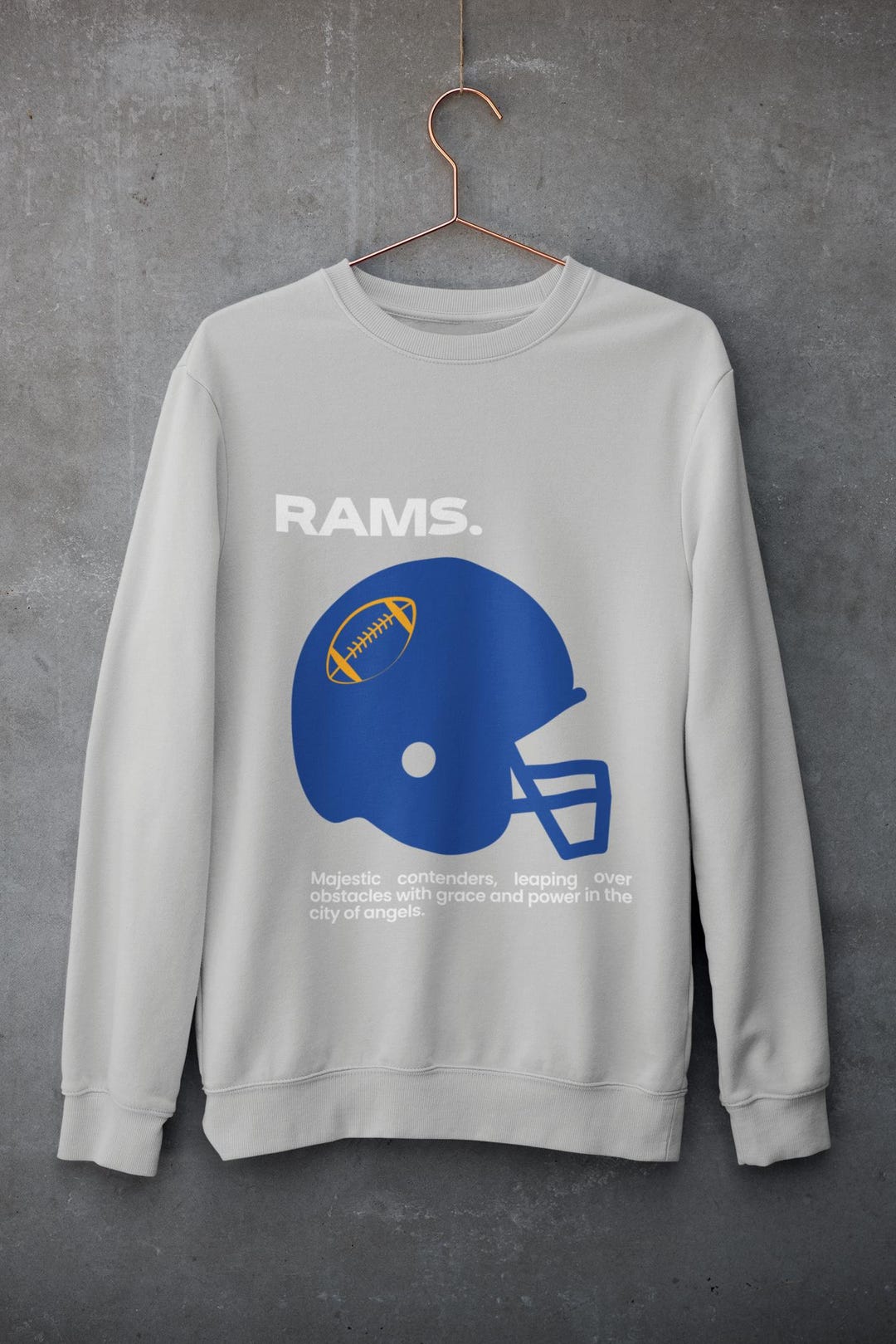 Rams Definition Sweatshirt Football Fan Sweatshirt Cozy Sports Apparel ...