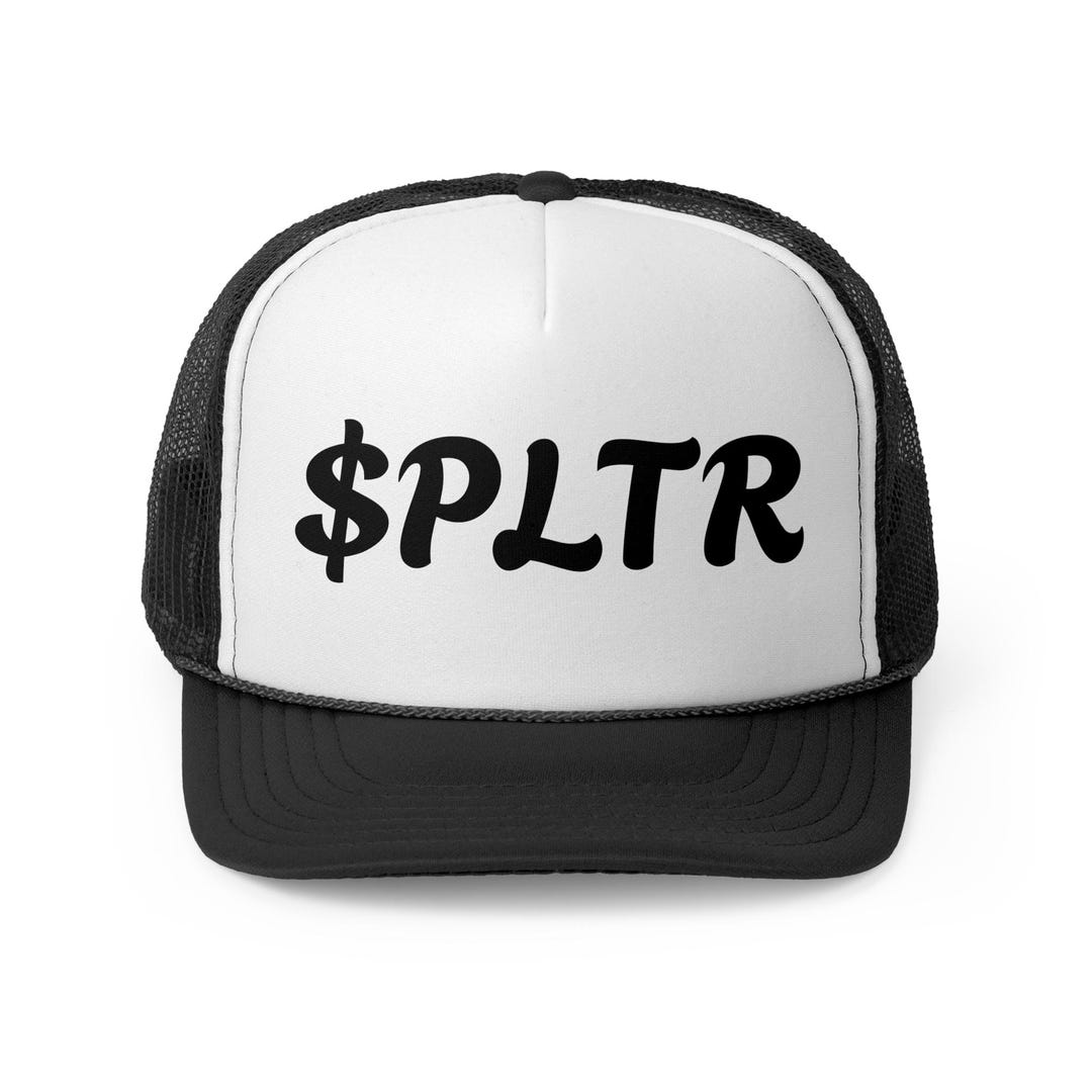 Trucker Caps, PLTR Palantir Ticker Symbol Stock Exchange Hat, Finance ...