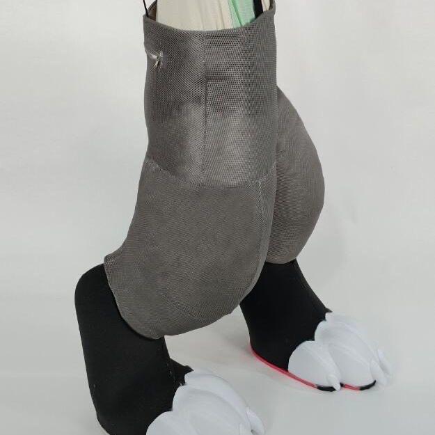 Kigurumi Cosplay Kemono Legs – Plush Fursuit Paws and Thighs (unisex ...