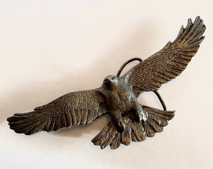 1978 Bird Vintage Pewter Belt Buckle by Vinegar Room Founders - Etsy