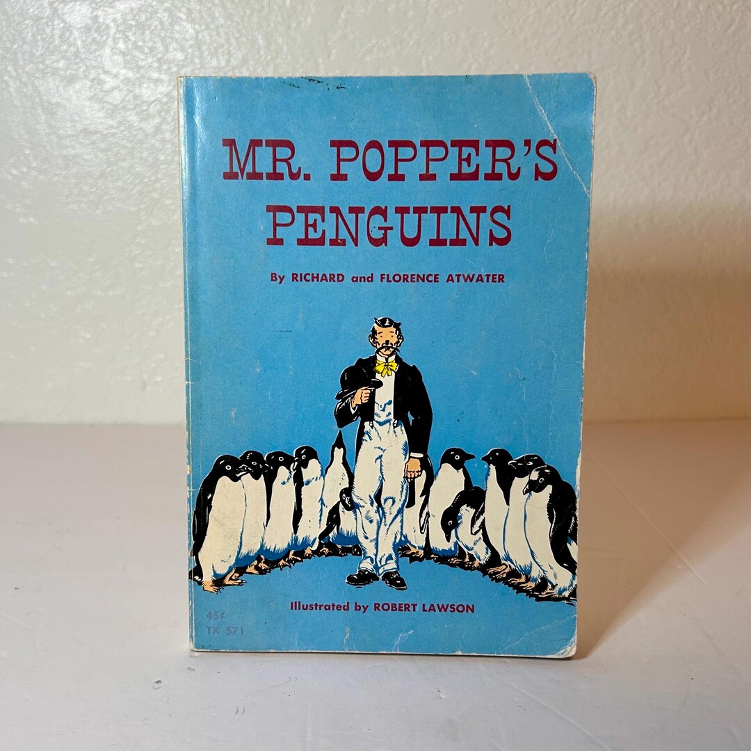 1964 First Edition "mr. Popper's Penguins” Vintage Book by Richard ...