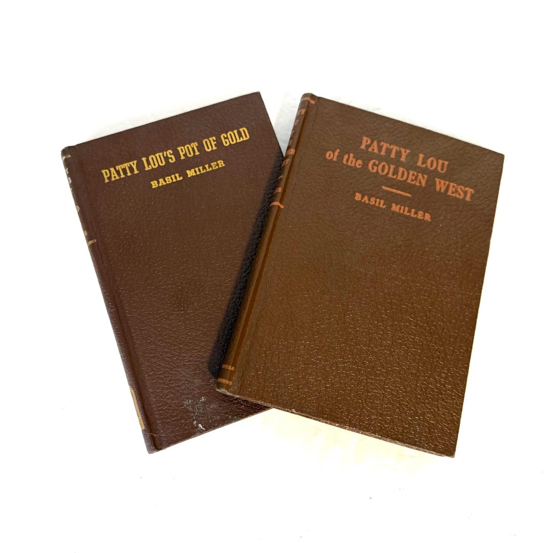 1942 & 1943 "patty Lou" Set of 2 Vintage Books by Basil Miller - Patty ...