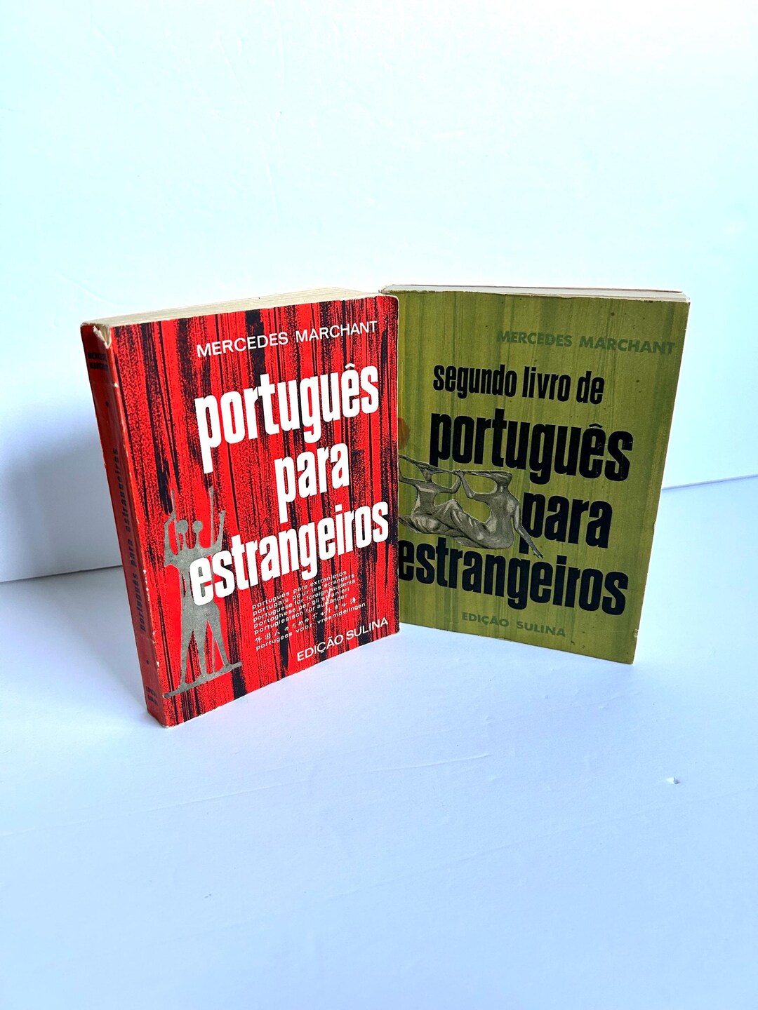 1966 Set of 2 Portuguese Books "portugues Para Estrangeiros" - Etsy