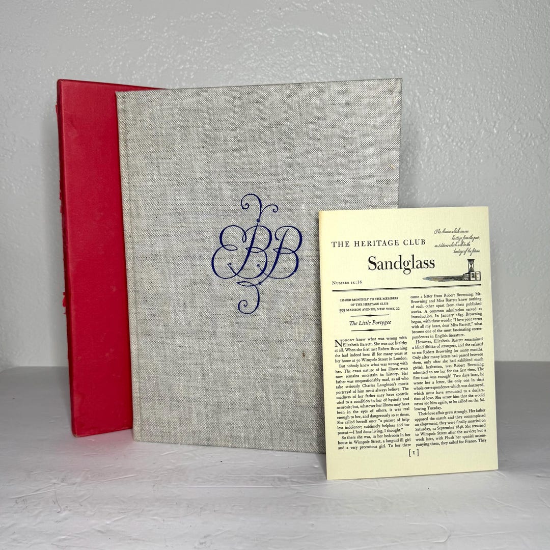 1948 Sonnets From the Portuguese, Vintage Book by Elizabeth Barrett ...