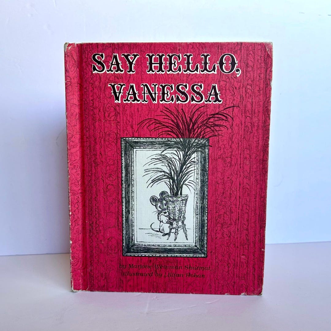 1979 "say Hello, Vanessa” Vintage Hardcover Children's Book by Marjorie ...